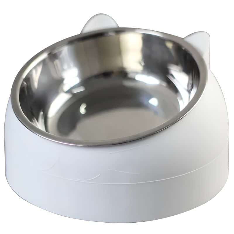 Bol pour chat en acier inoxydable - Chatmouillé